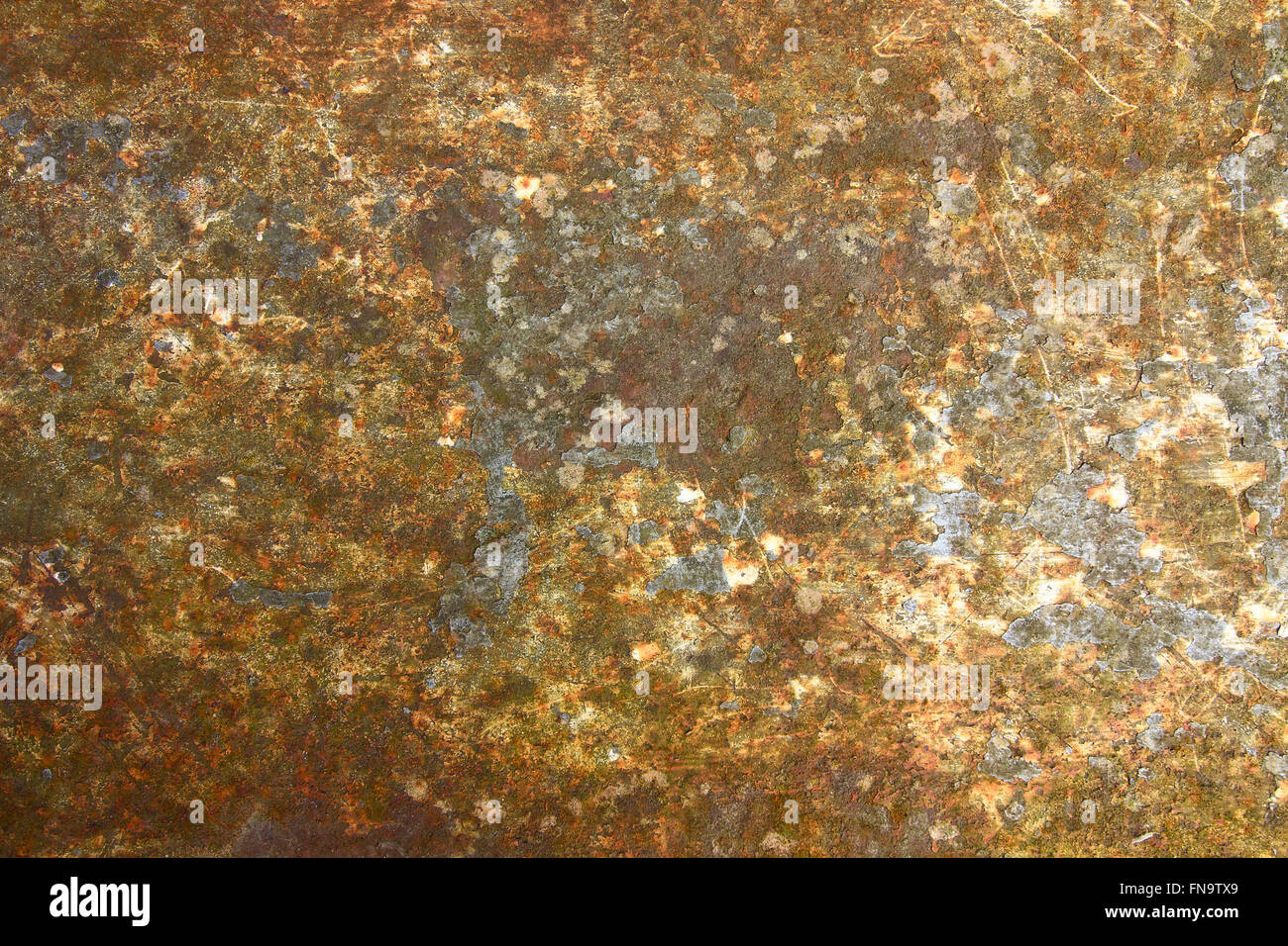 Grunge background with patterns and texture of a corroded iron sheet ...