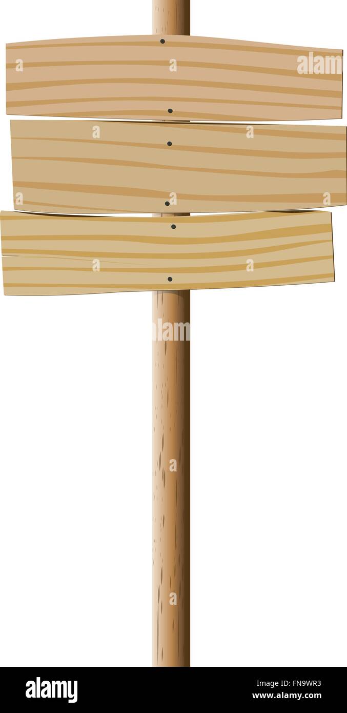 Wooden pointer on white Stock Vector Images - Alamy