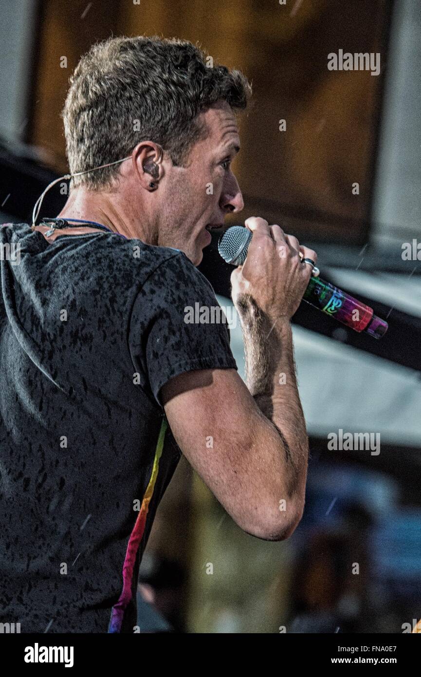 New York, NY, USA. 14th Mar, 2016. Chris Martin on stage for NBC Today ...