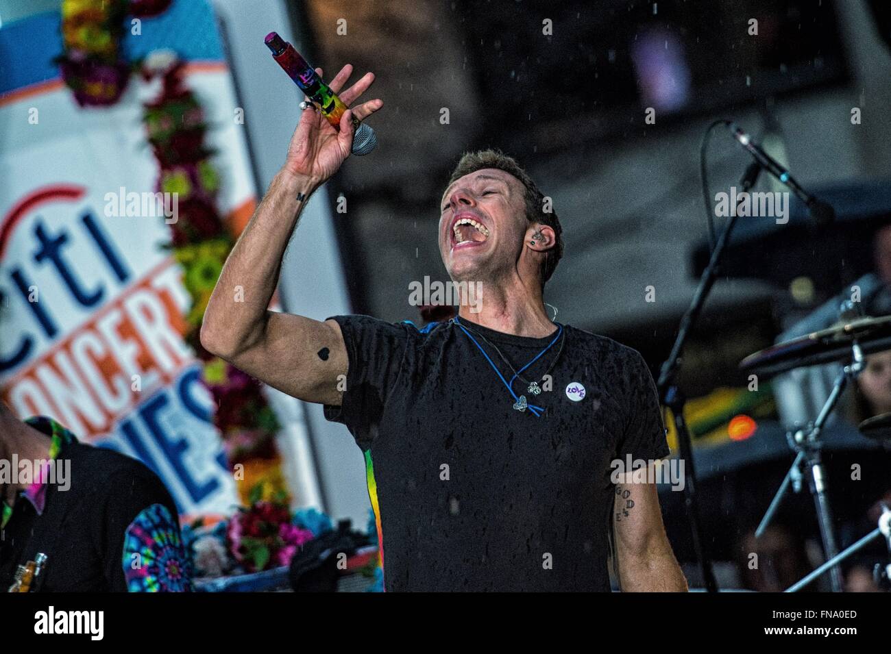 New York, NY, USA. 14th Mar, 2016. Chris Martin on stage for NBC Today ...