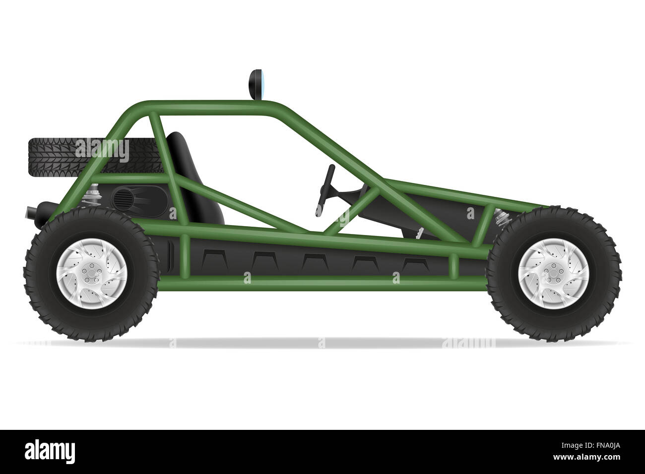 atv car buggy off roads illustration isolated on white background Stock ...