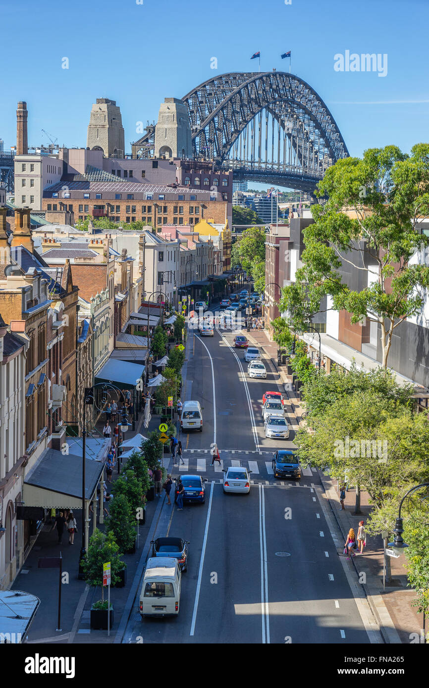 Circular quay and the rocks sydney australia hi-res stock photography ...