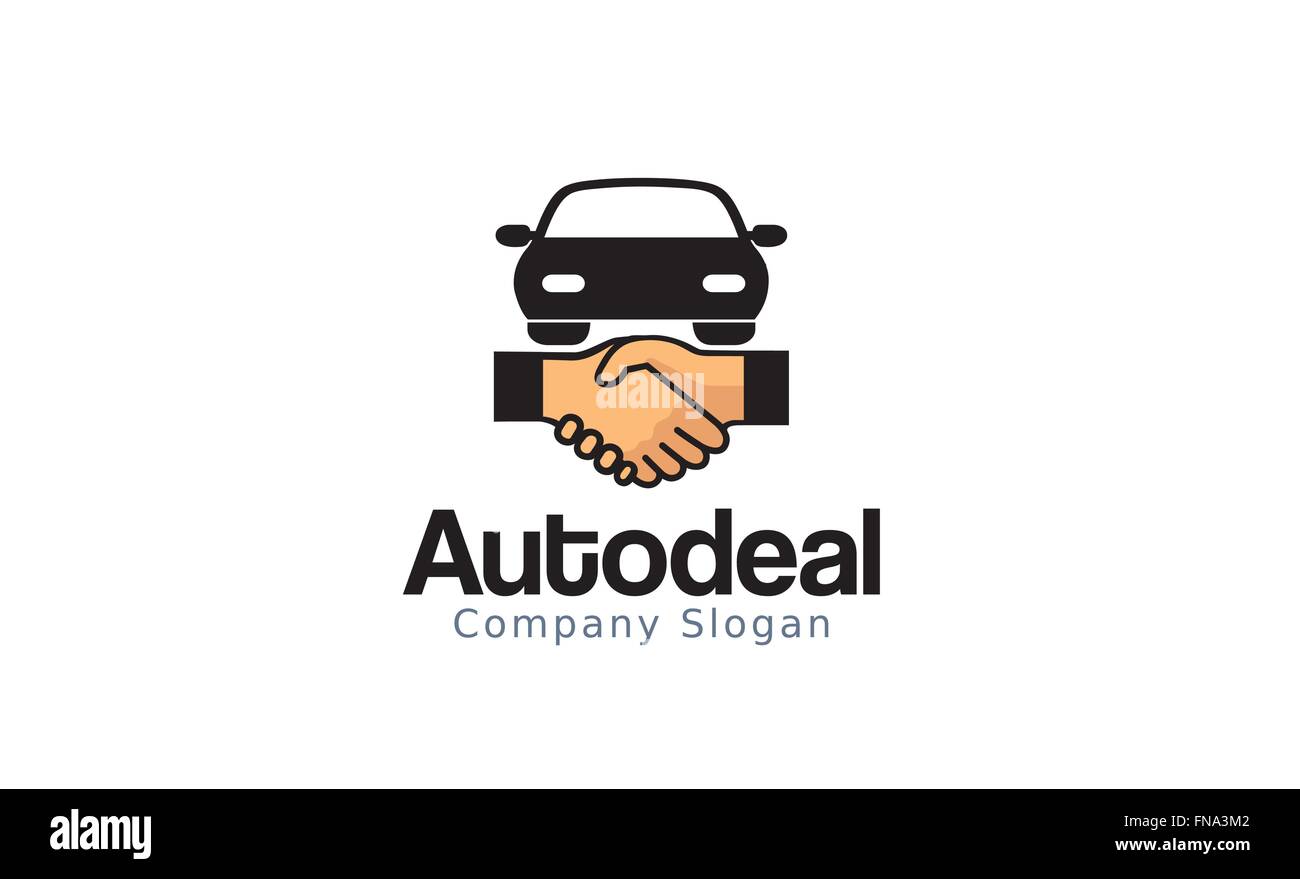 Auto Deal Logo Vector Symbol Design Illustration Stock Vector Image ...
