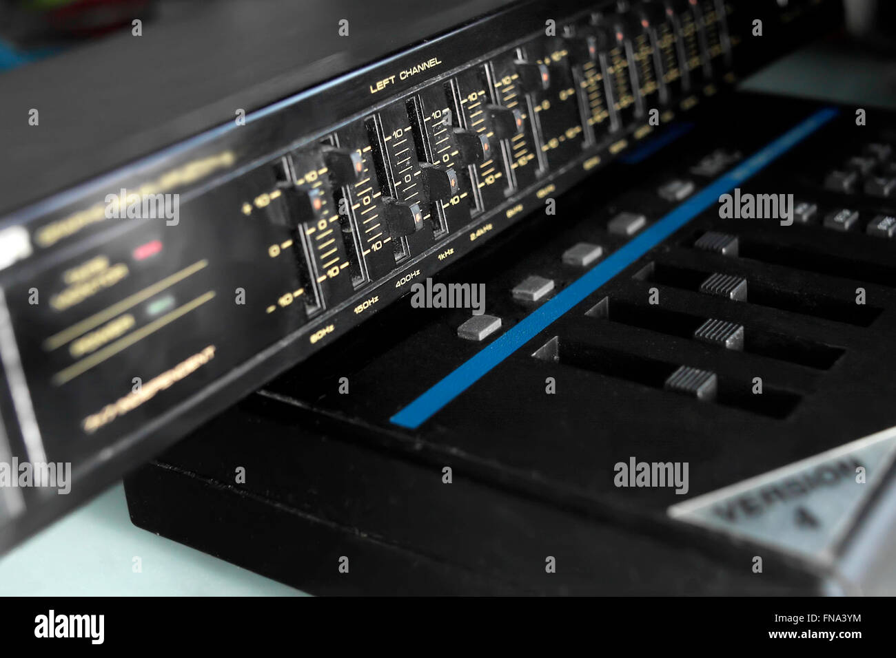 Graphic equalizer mixer hi-res stock photography and images - Alamy