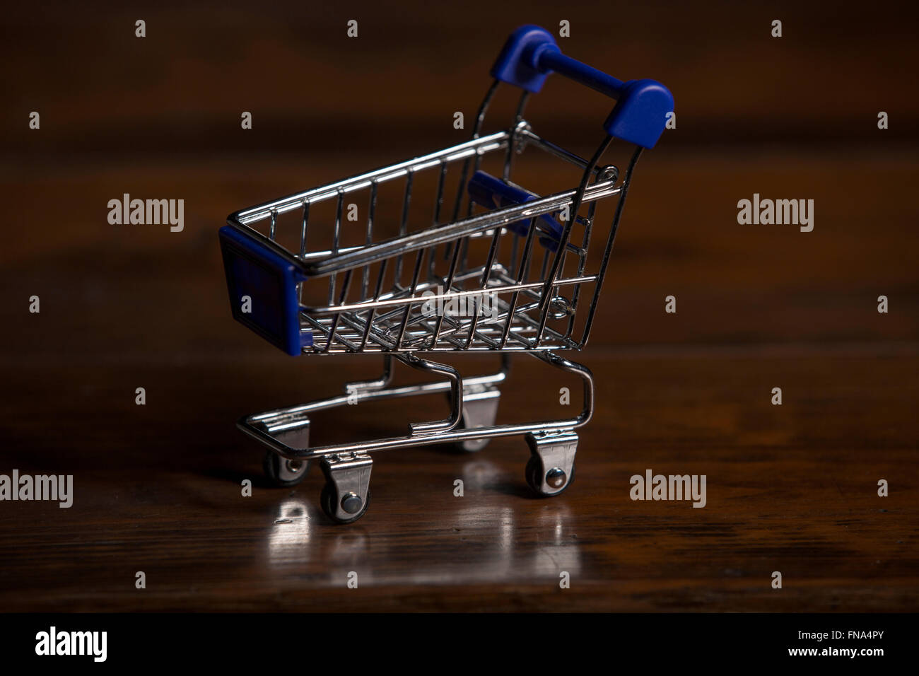 small shopping cart, studio picture Stock Photo - Alamy