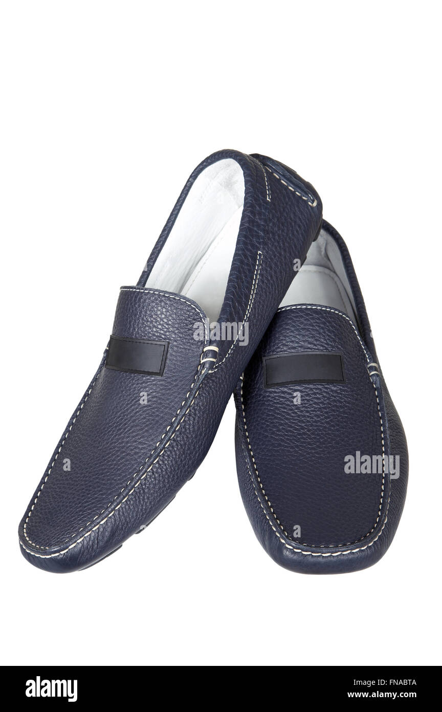 Dark blue mens shoes hi-res stock photography and images - Alamy