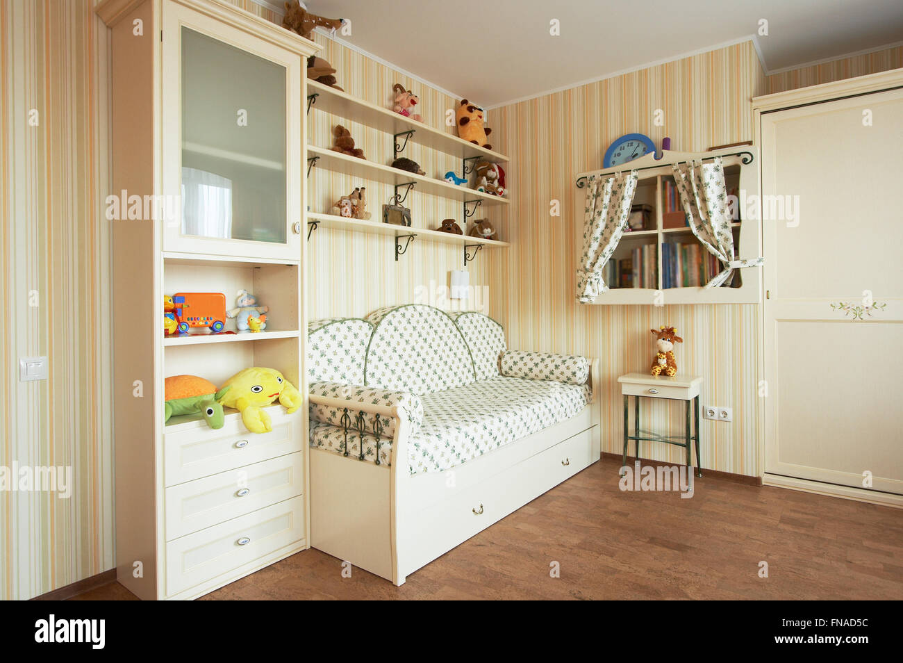 Beautiful children's room in the modern house Stock Photo - Alamy