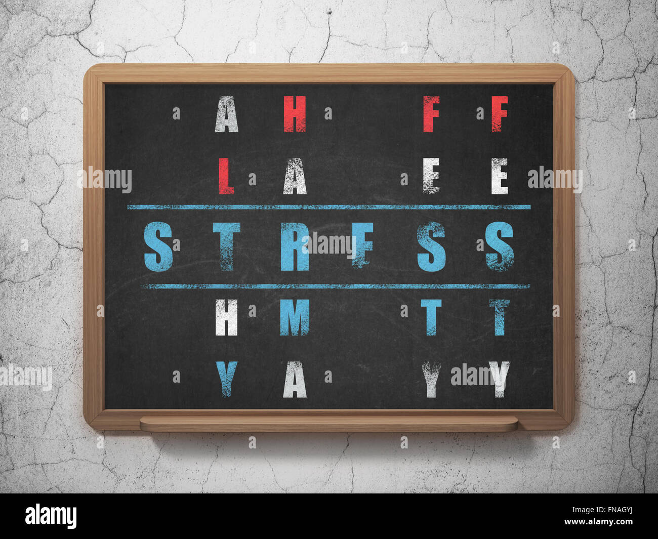 Health concept: Stress in Crossword Puzzle Stock Photo - Alamy