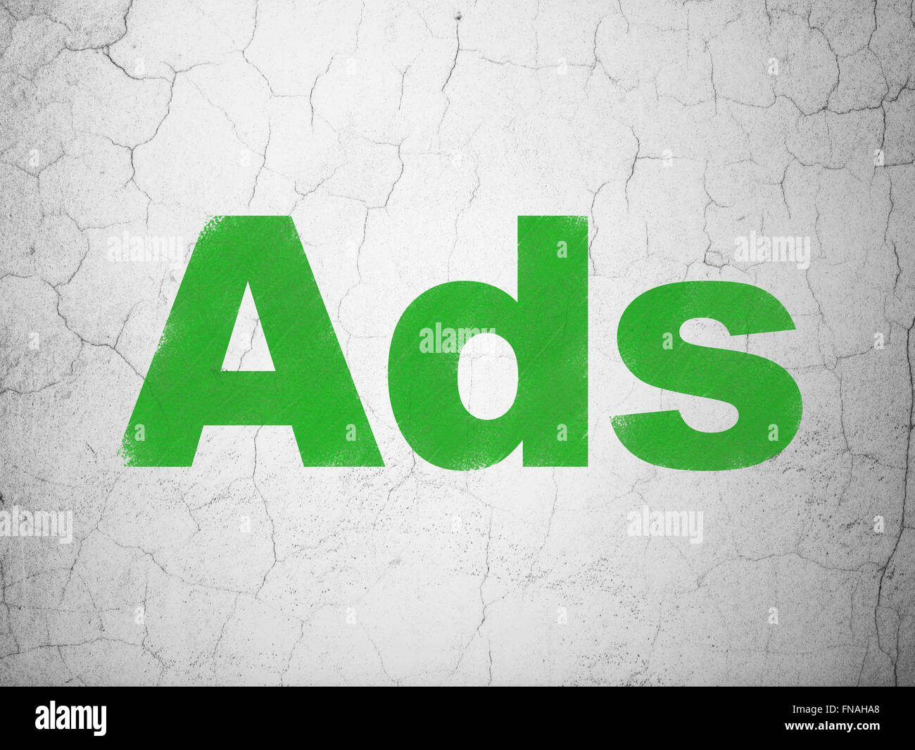 Advertising concept: Ads on wall background Stock Photo - Alamy