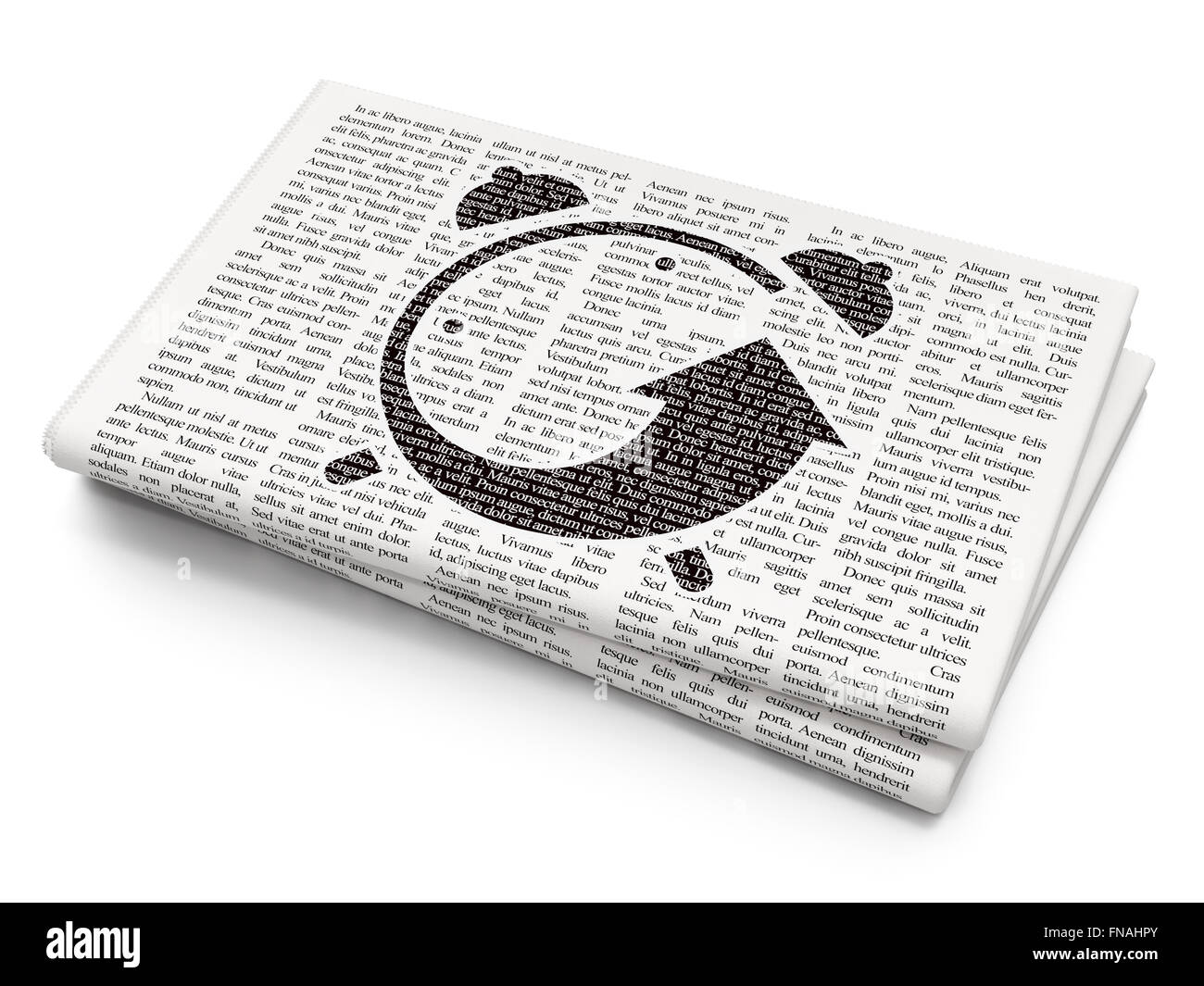 Time concept: Alarm Clock on Newspaper background Stock Photo - Alamy