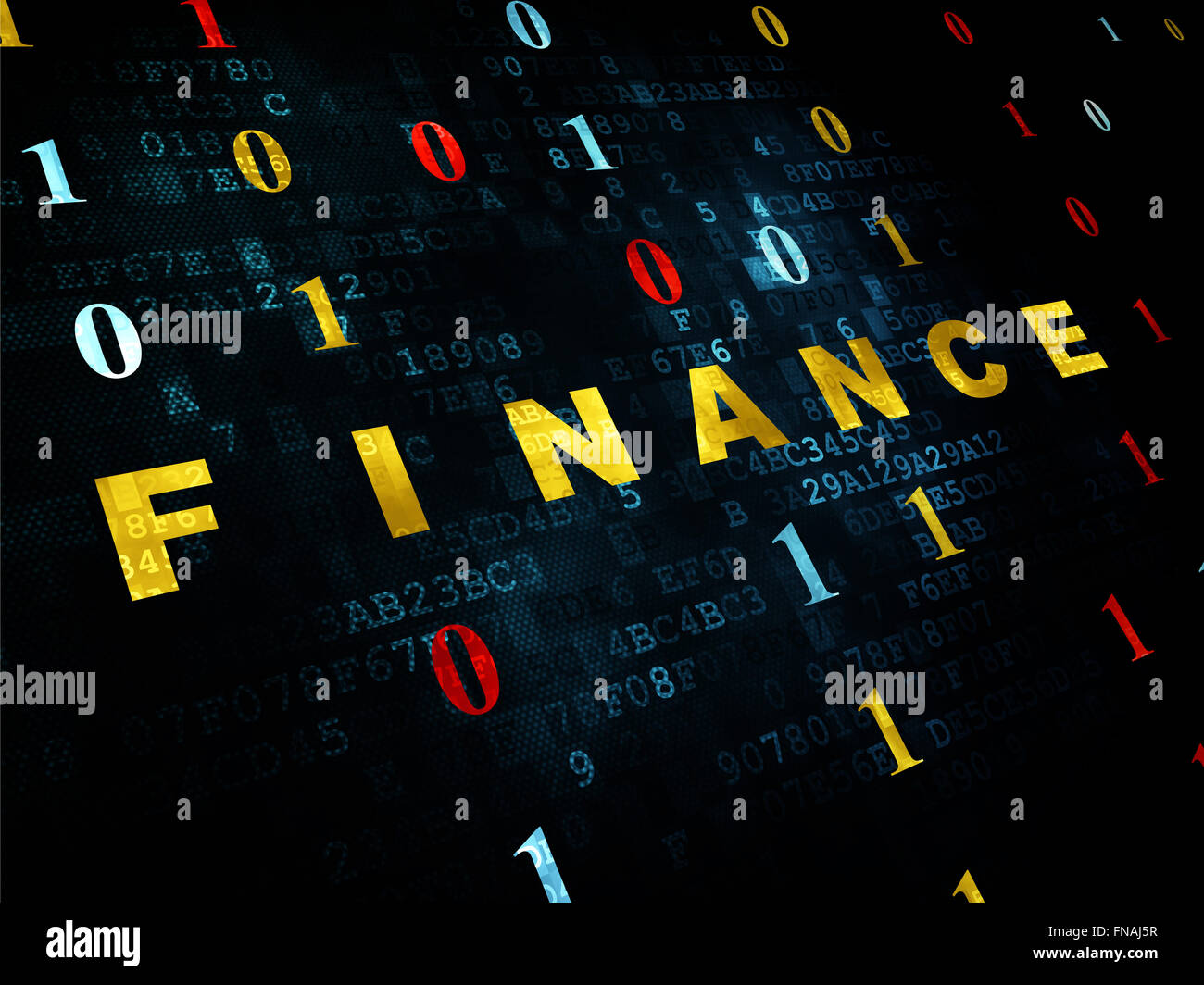 Finance concept: Finance on Digital background Stock Photo - Alamy