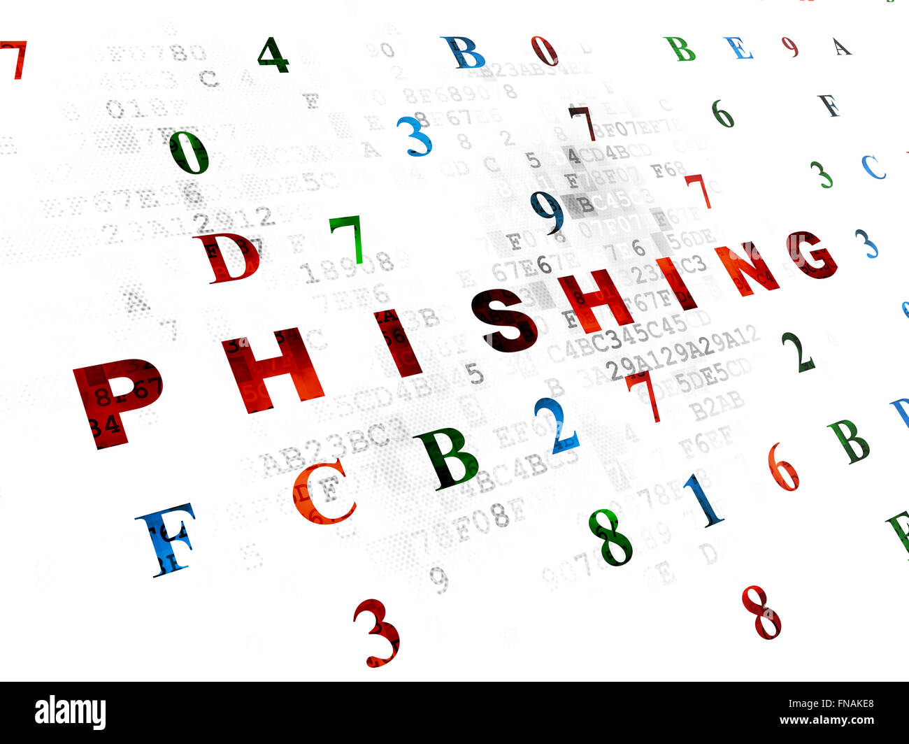 Protection concept: Phishing on Digital background Stock Photo - Alamy