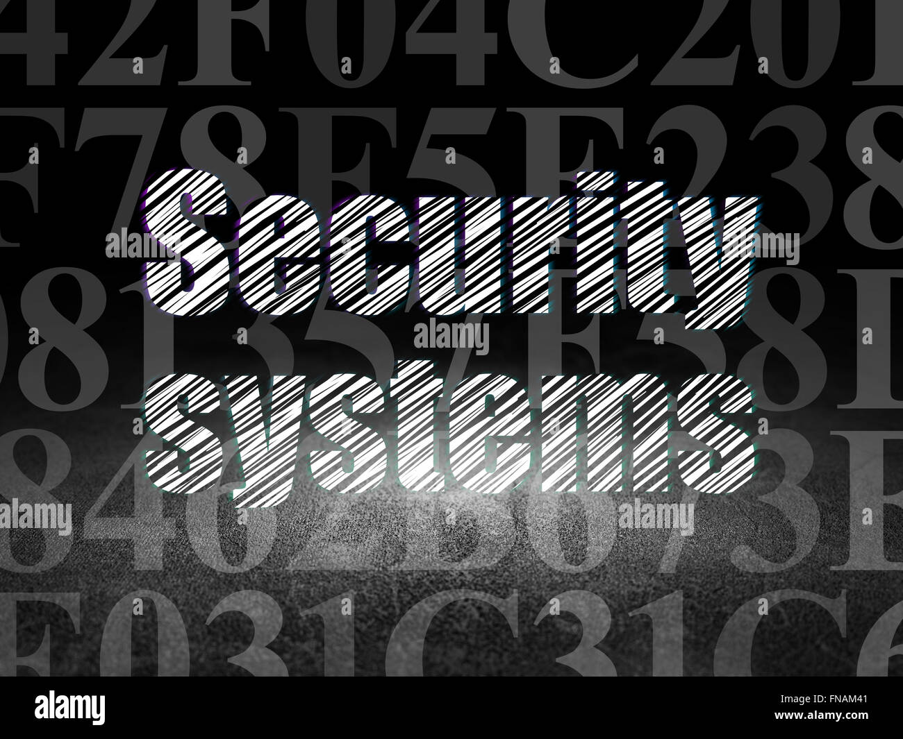 Safety concept: Security Systems in grunge dark room Stock Photo - Alamy