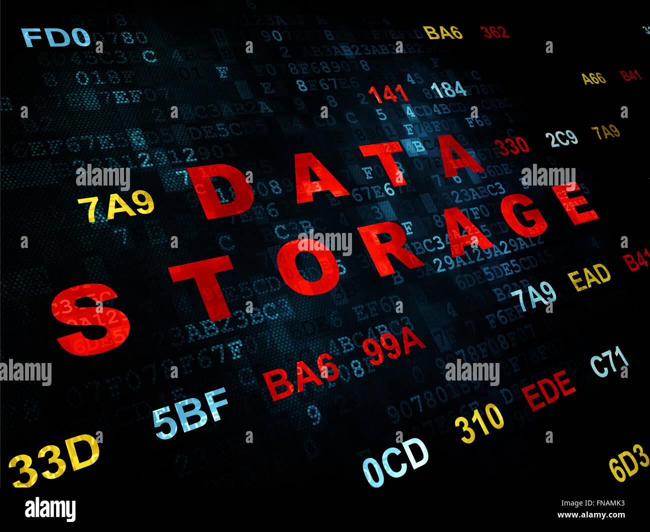 Data concept: Data Storage on Digital background Stock Photo - Alamy