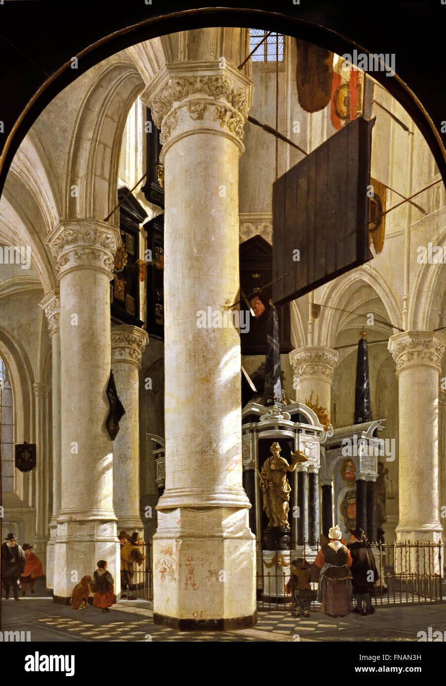 The Tomb of William the Silent in the Nieuwe Kerk in Delft, 1651 Gerard ...