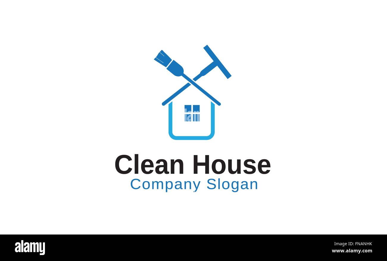 clean house design illustration Stock Vector Image & Art - Alamy