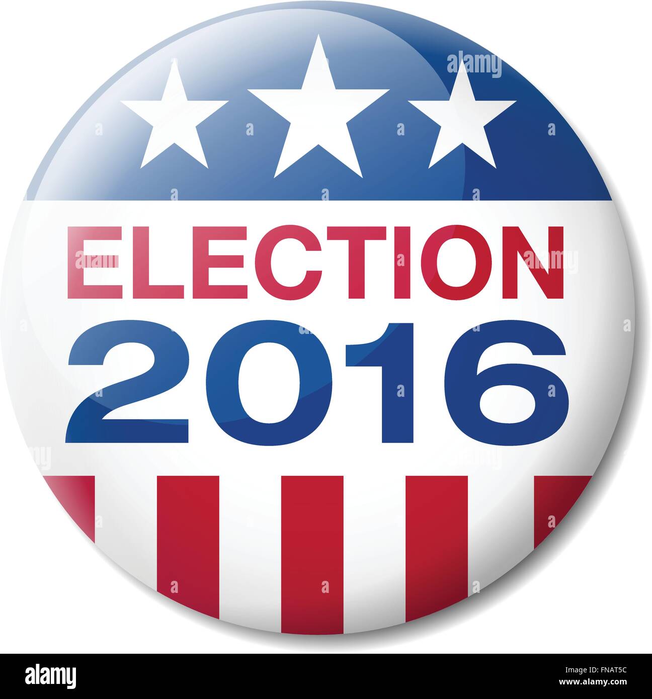 Badge Election 2016 Stock Vector Image & Art - Alamy