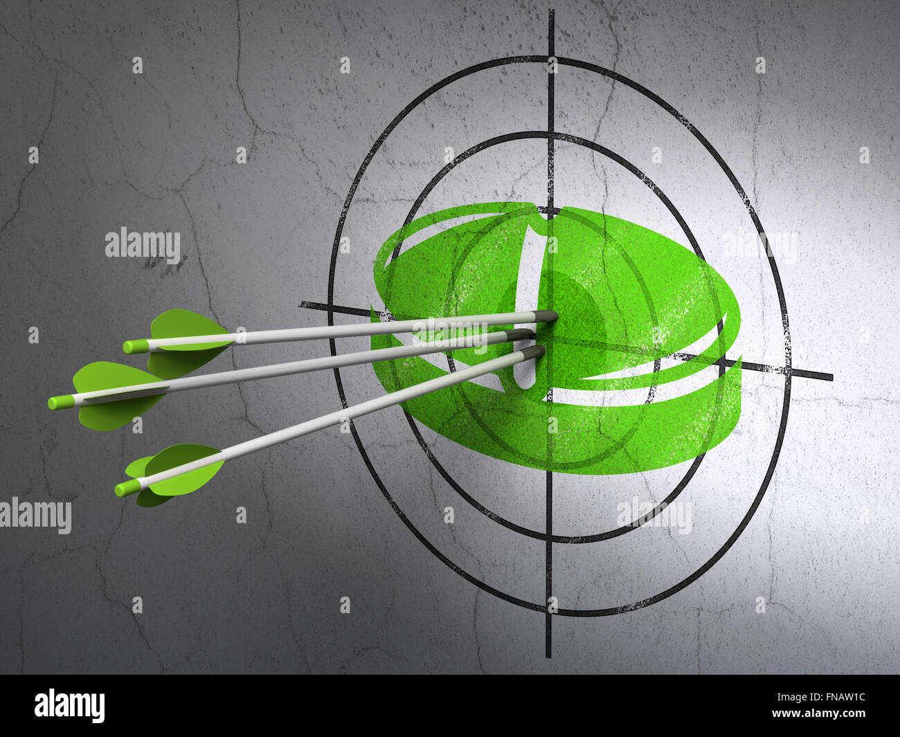 Health concept: arrows in Pill target on wall background Stock Photo ...