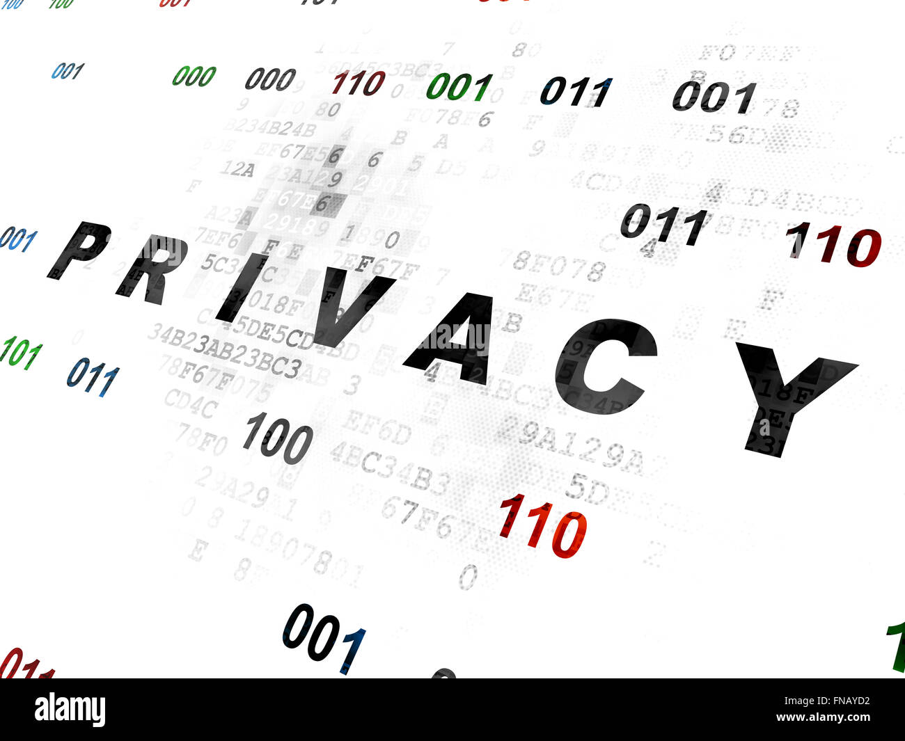 Privacy concept: Privacy on Digital background Stock Photo - Alamy