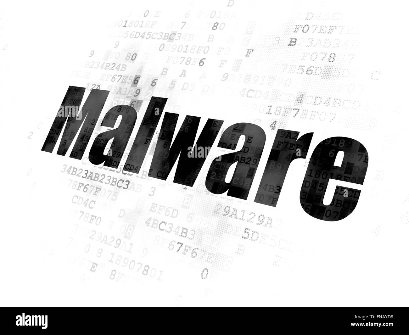 Security concept: Malware on Digital background Stock Photo - Alamy
