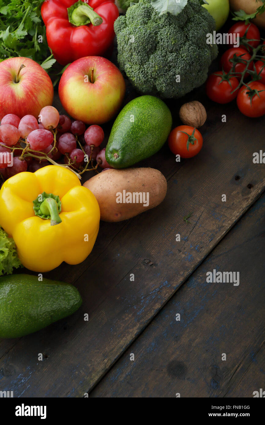 Assortment farm autumn fruits hi-res stock photography and images - Alamy