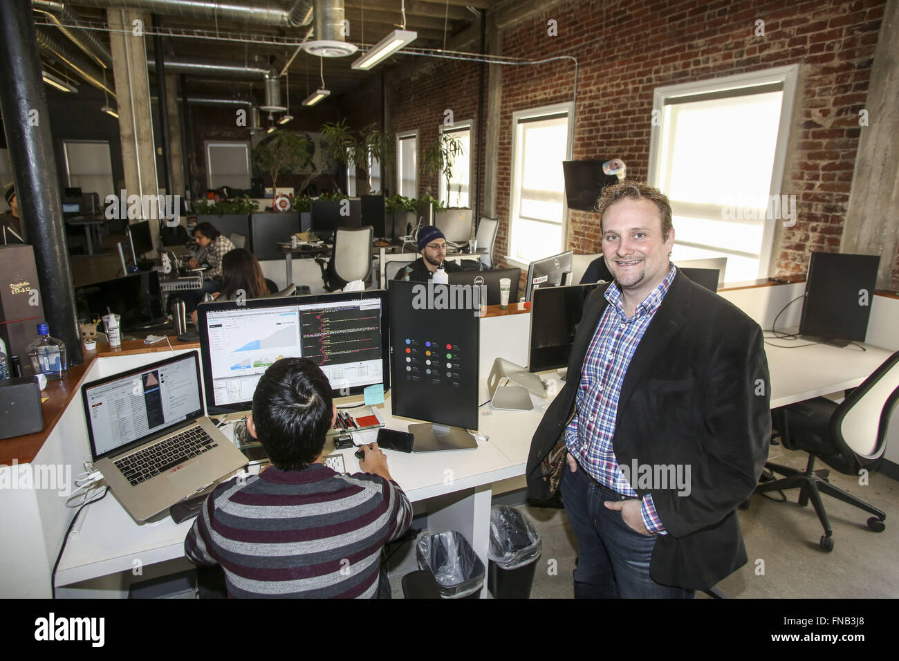 Los Angeles, California, USA. 2nd Feb, 2016. Thomas Swalla, CEO of ...
