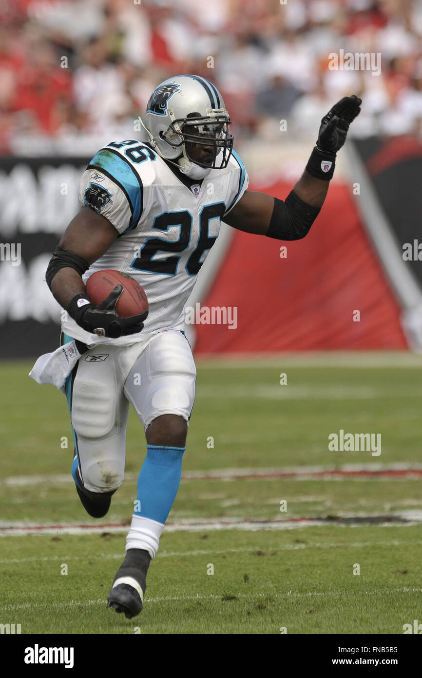 December 30, 2007 - Tampa, Florida, USA - Carolina Panthers running ...