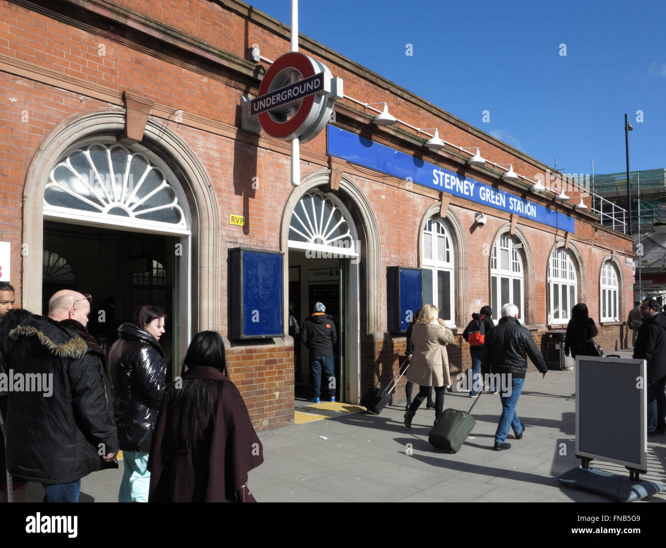 Stepney Green Underground Station Stock Photo - Alamy