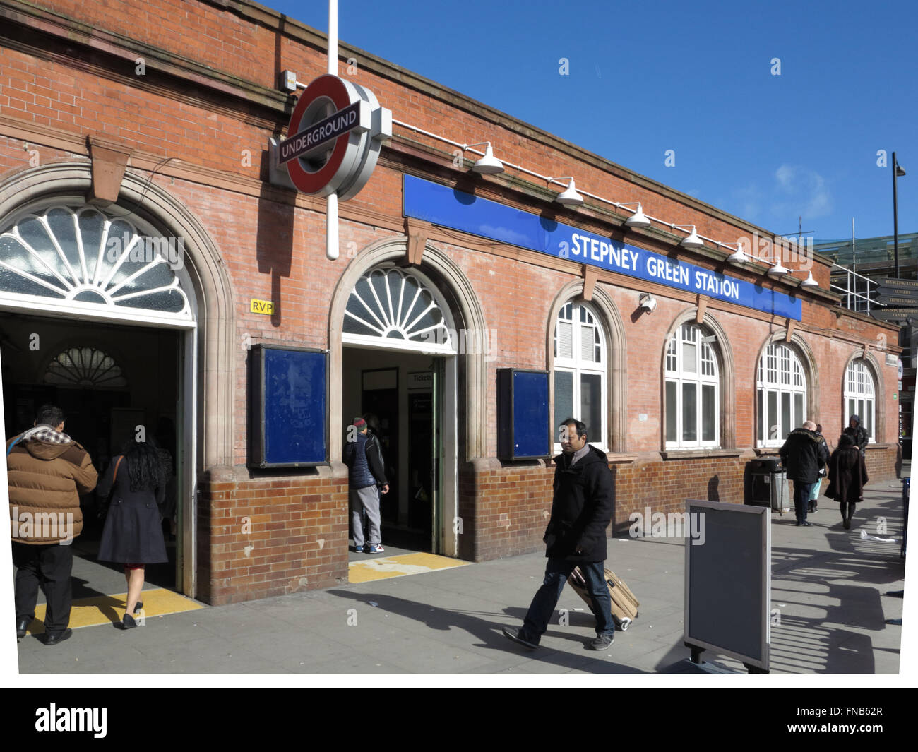 Stepney green tube station hi-res stock photography and images - Alamy