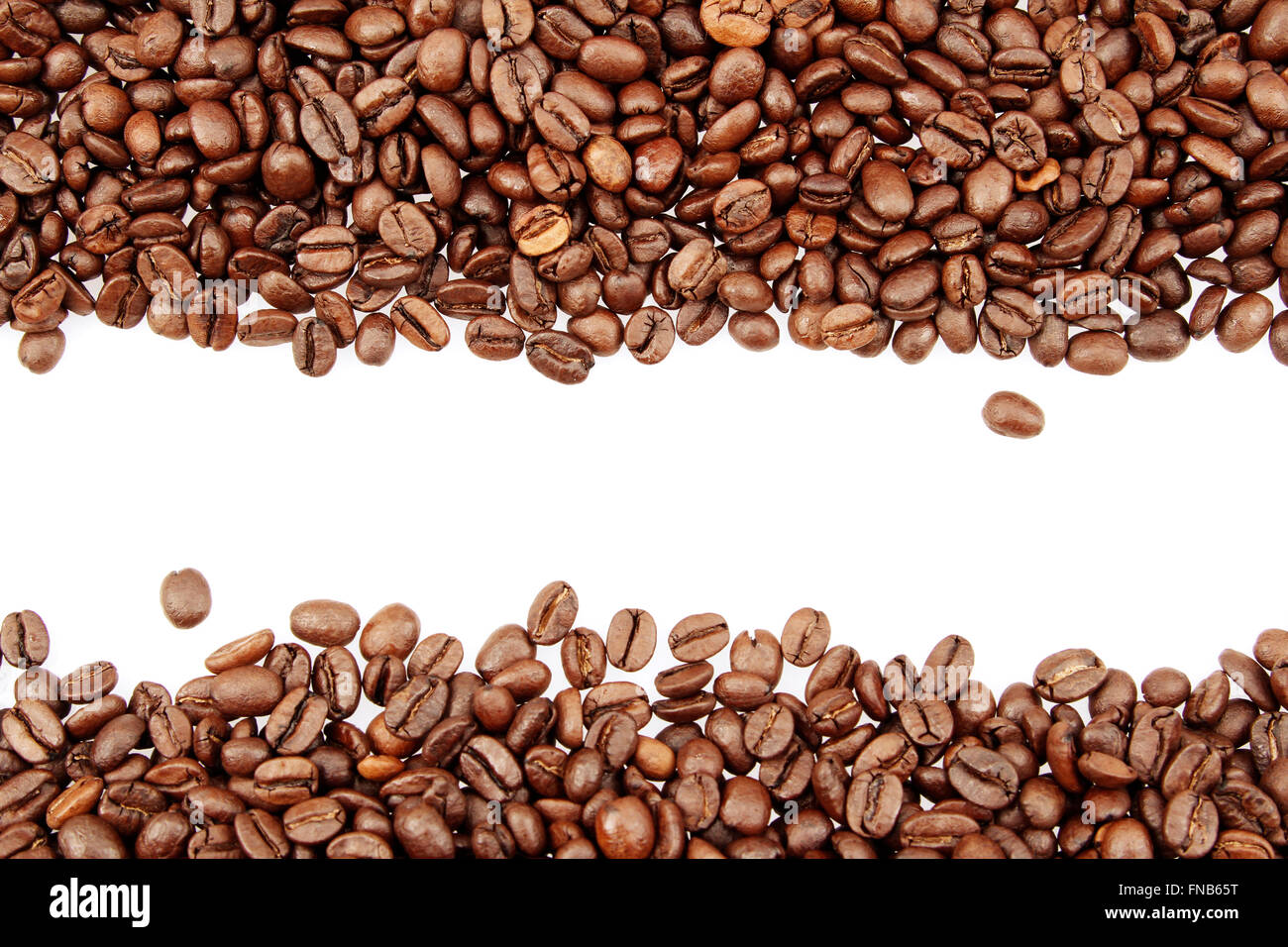 Closeup of coffee beans on plain background Stock Photo - Alamy