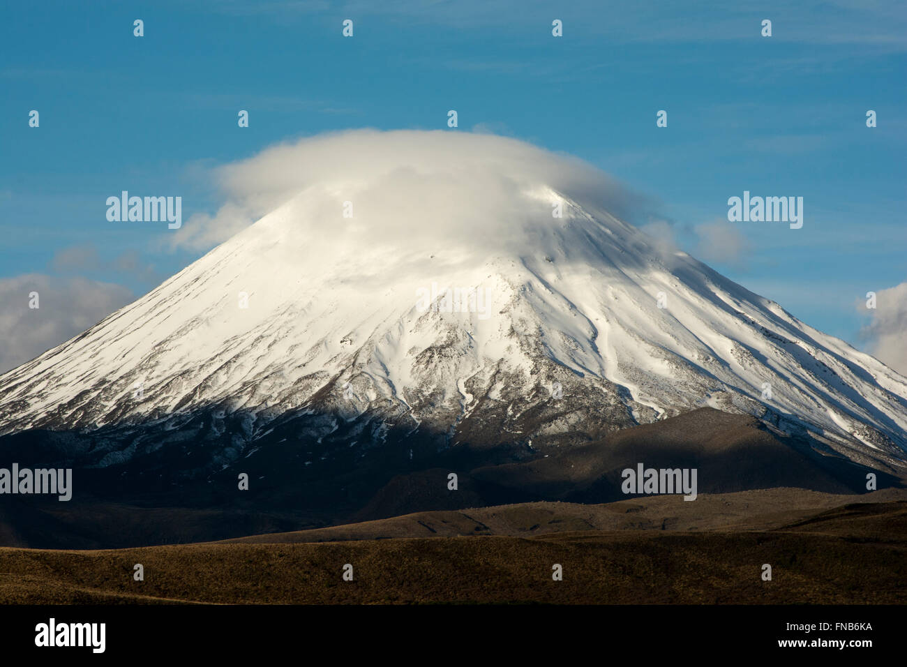 Impressive stratovolcano Ngauruhoe is the youngest of the active ...