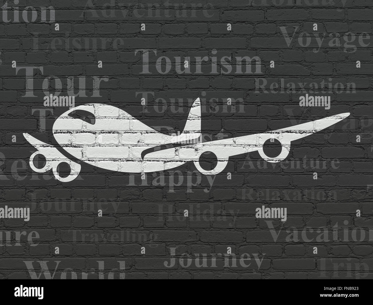 Airplane concept word cloud background hi-res stock photography and ...