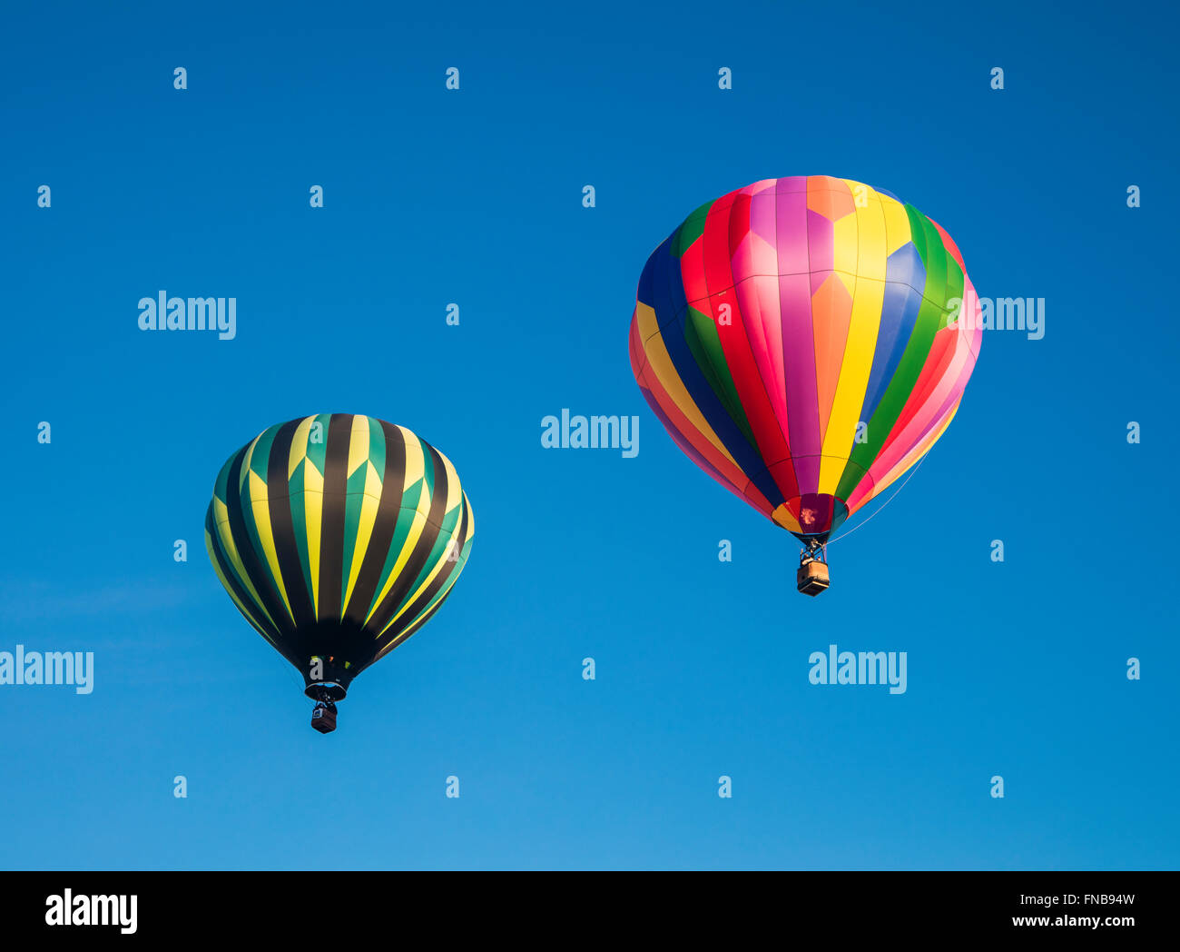Hot air balloons in the sky hi-res stock photography and images - Alamy
