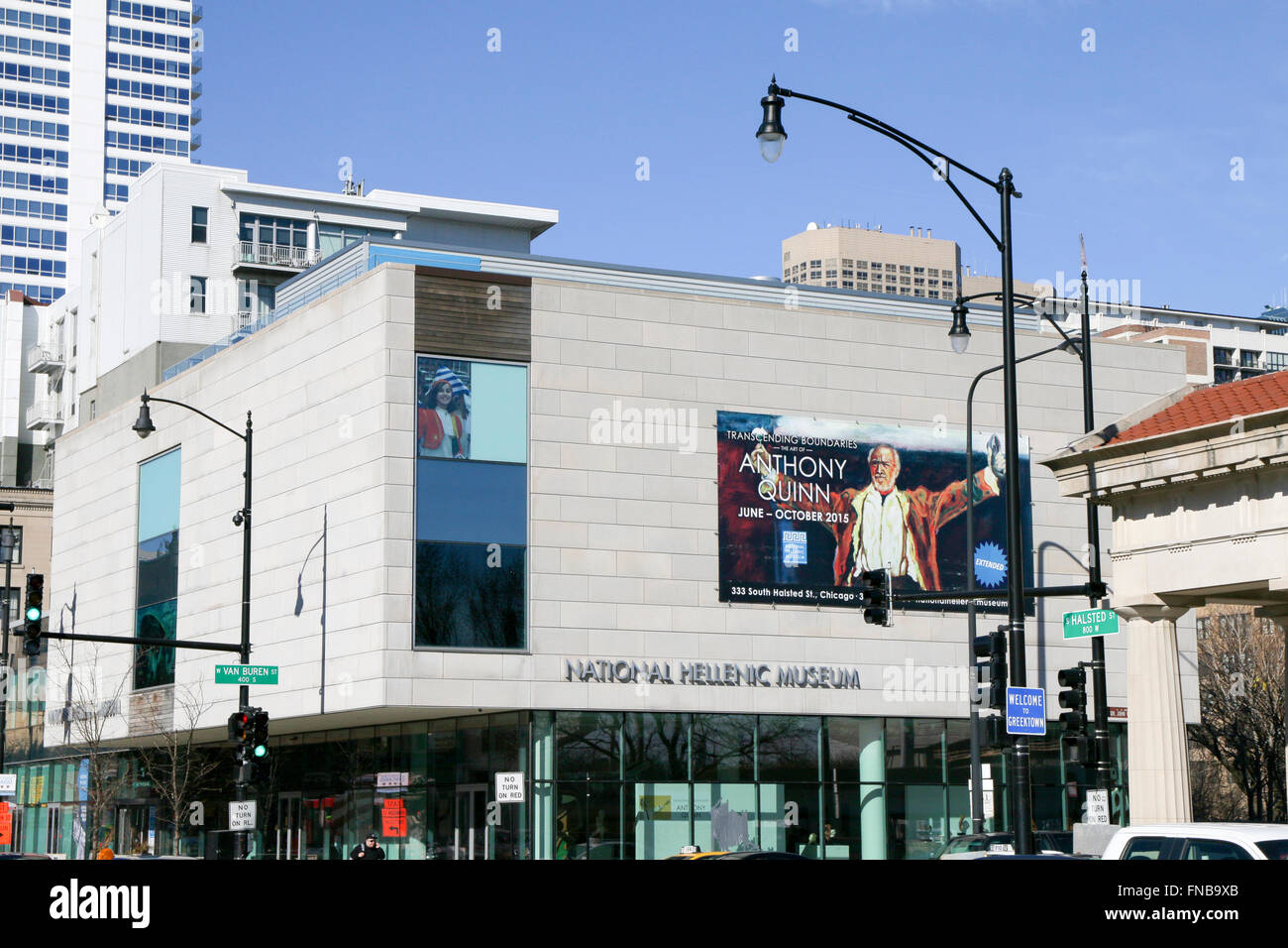 National Hellenic Museum with Anthony Quinn exhibit display, Chicago ...