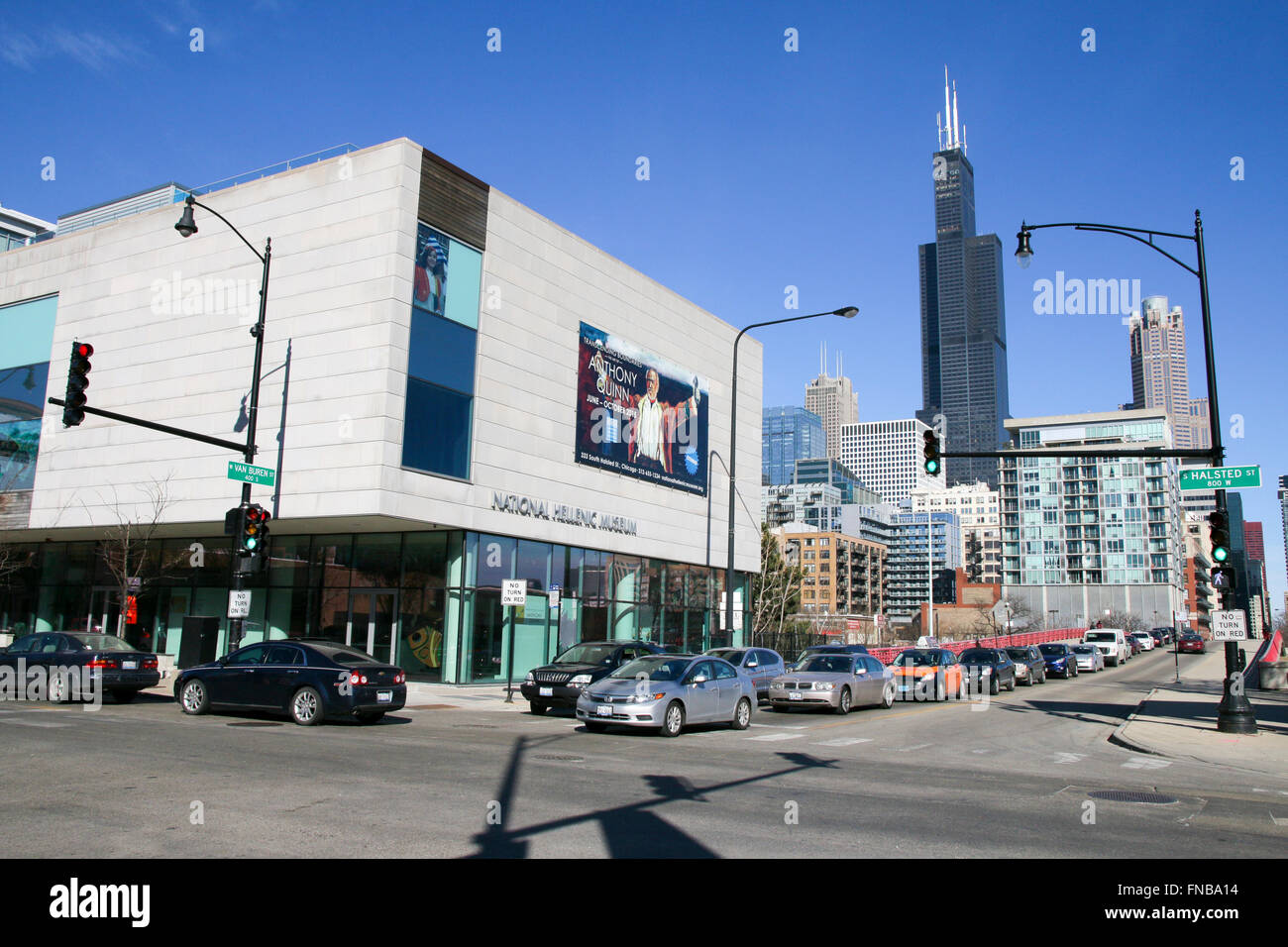 National Hellenic Museum with Anthony Quinn exhibit display, Chicago ...