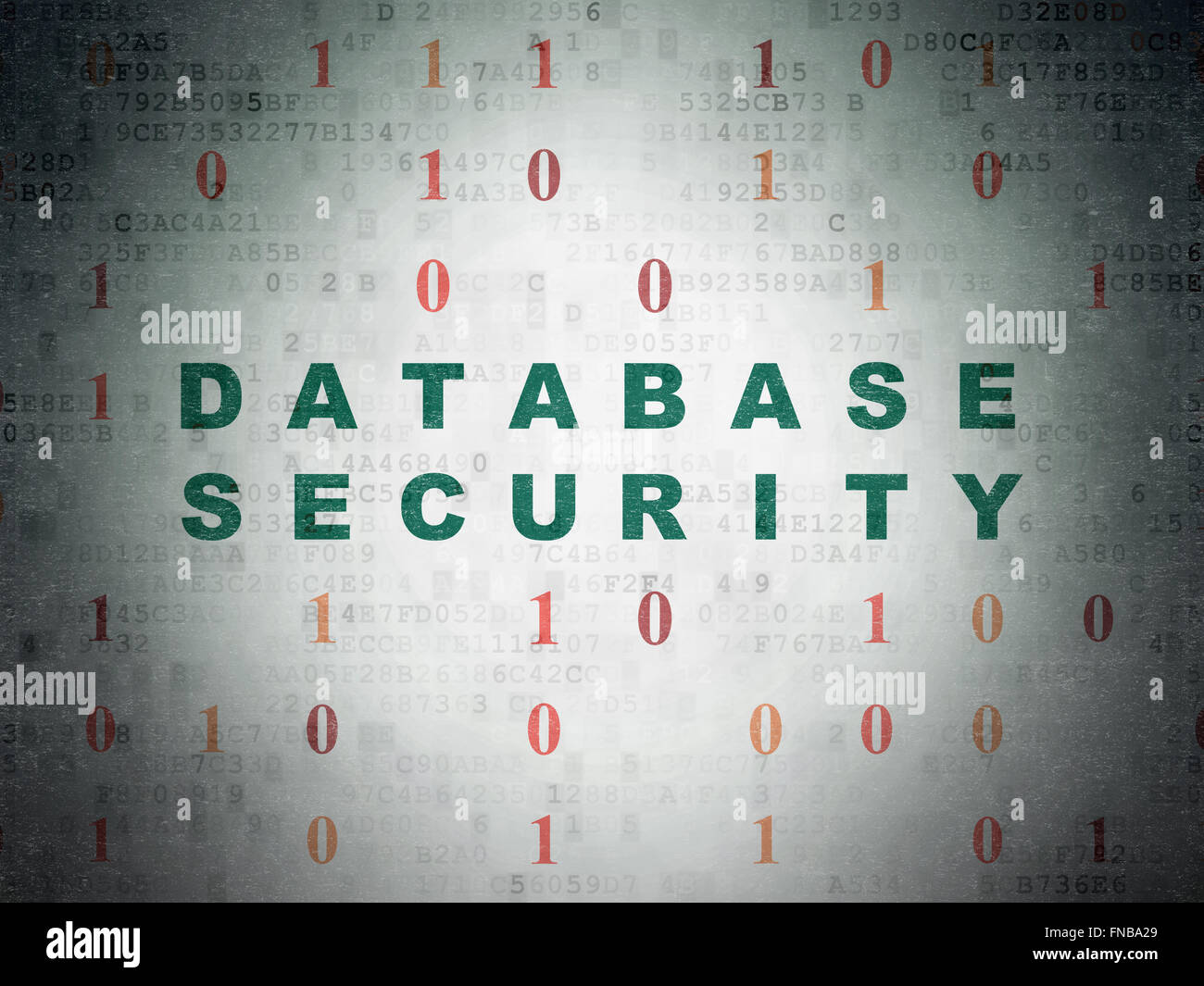 Database concept: Database Security on Digital Paper background Stock ...