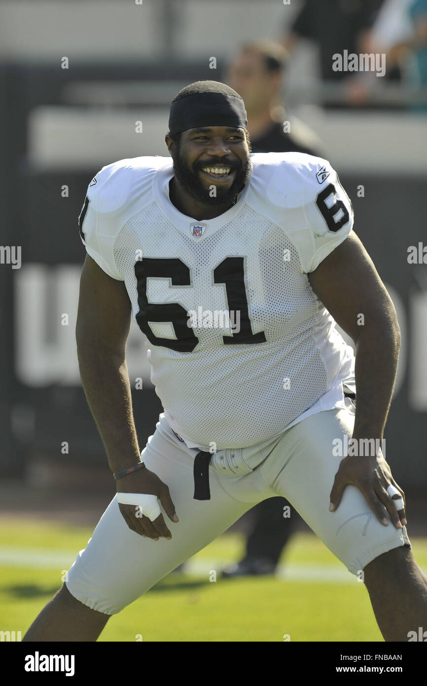 Jacksonville, Florida, USA. 23rd Dec, 2007. Oakland Raiders defensive ...