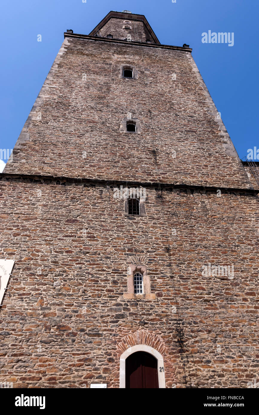 Bell tower of St. Anne's Church, Annaberg-Buchholz, Saxony, Germany ...
