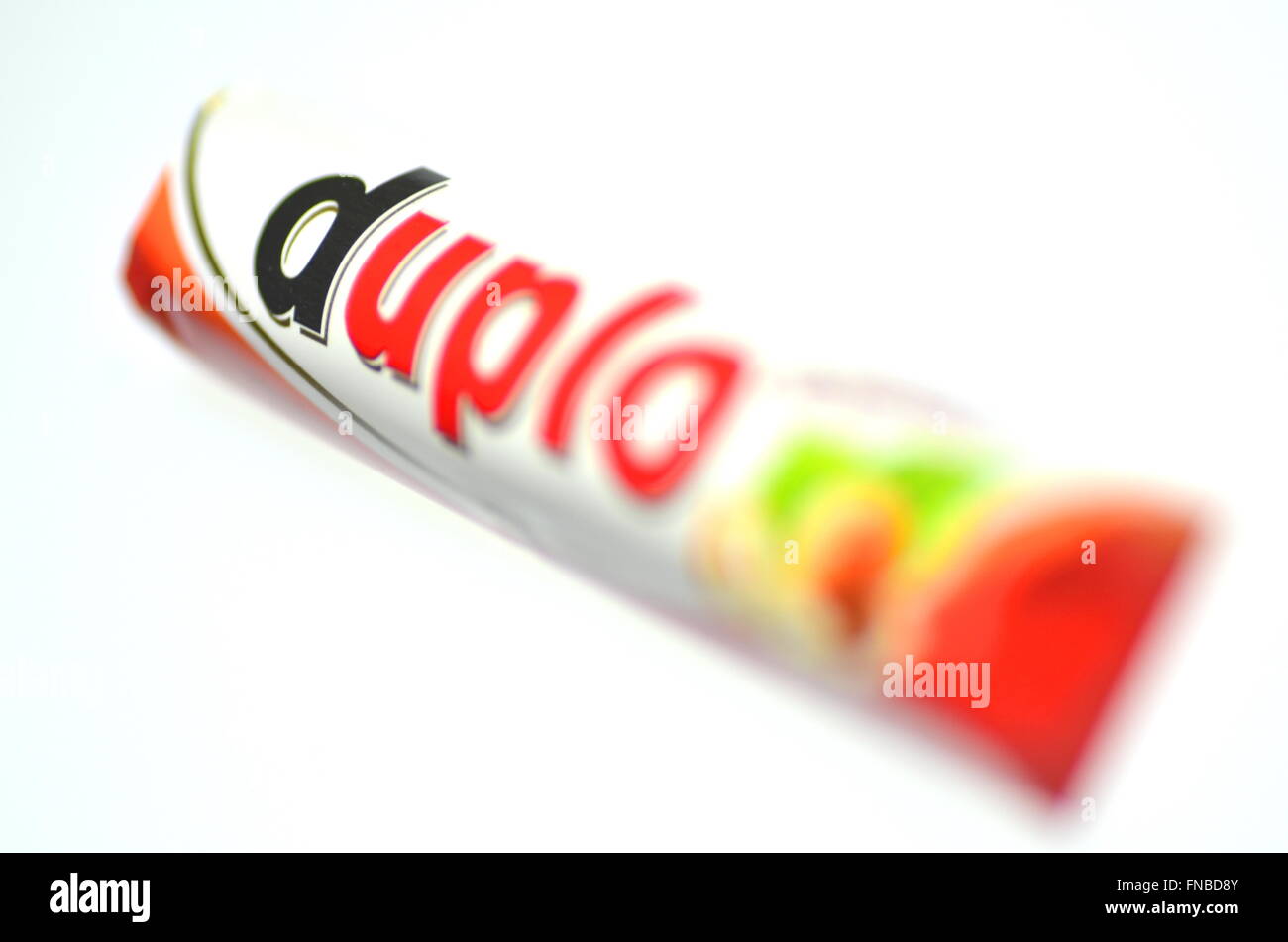 Duplo chocolate bar isolated on white background Stock Photo - Alamy