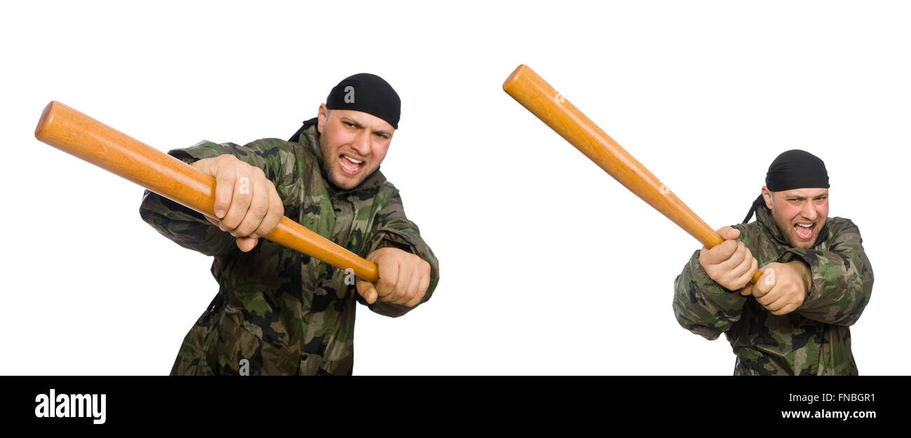 Soldier baseball bat on hi-res stock photography and images - Alamy