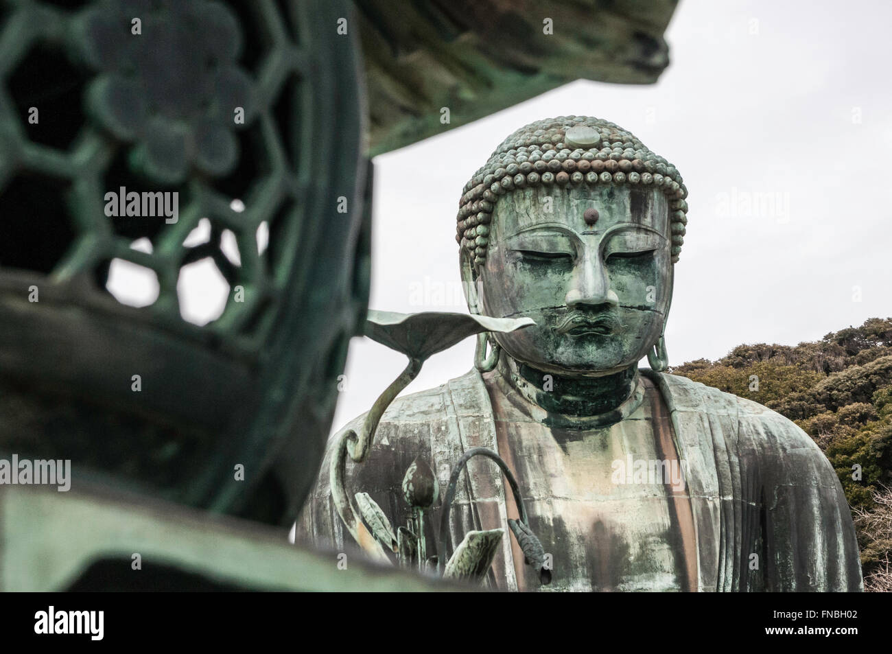 Amida Buddha, Kotoku-in, Buddhist temple, Kamakura, Kanagawa Prefecture ...