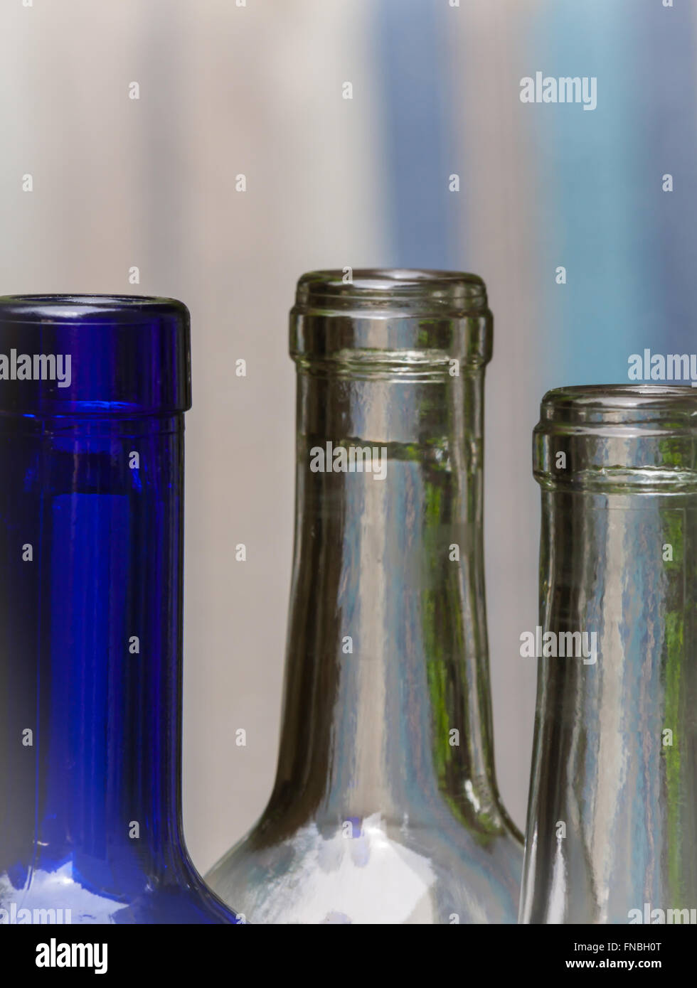 Empty glass wine bottles hi-res stock photography and images - Alamy