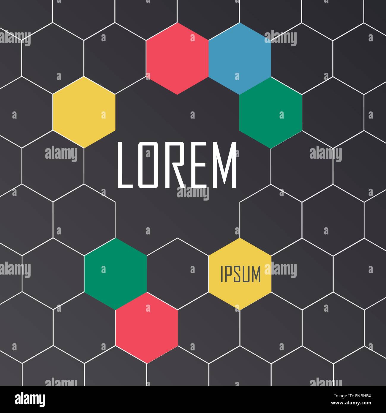 Geometric hexagon pattern design. Vector set Stock Vector Image & Art ...