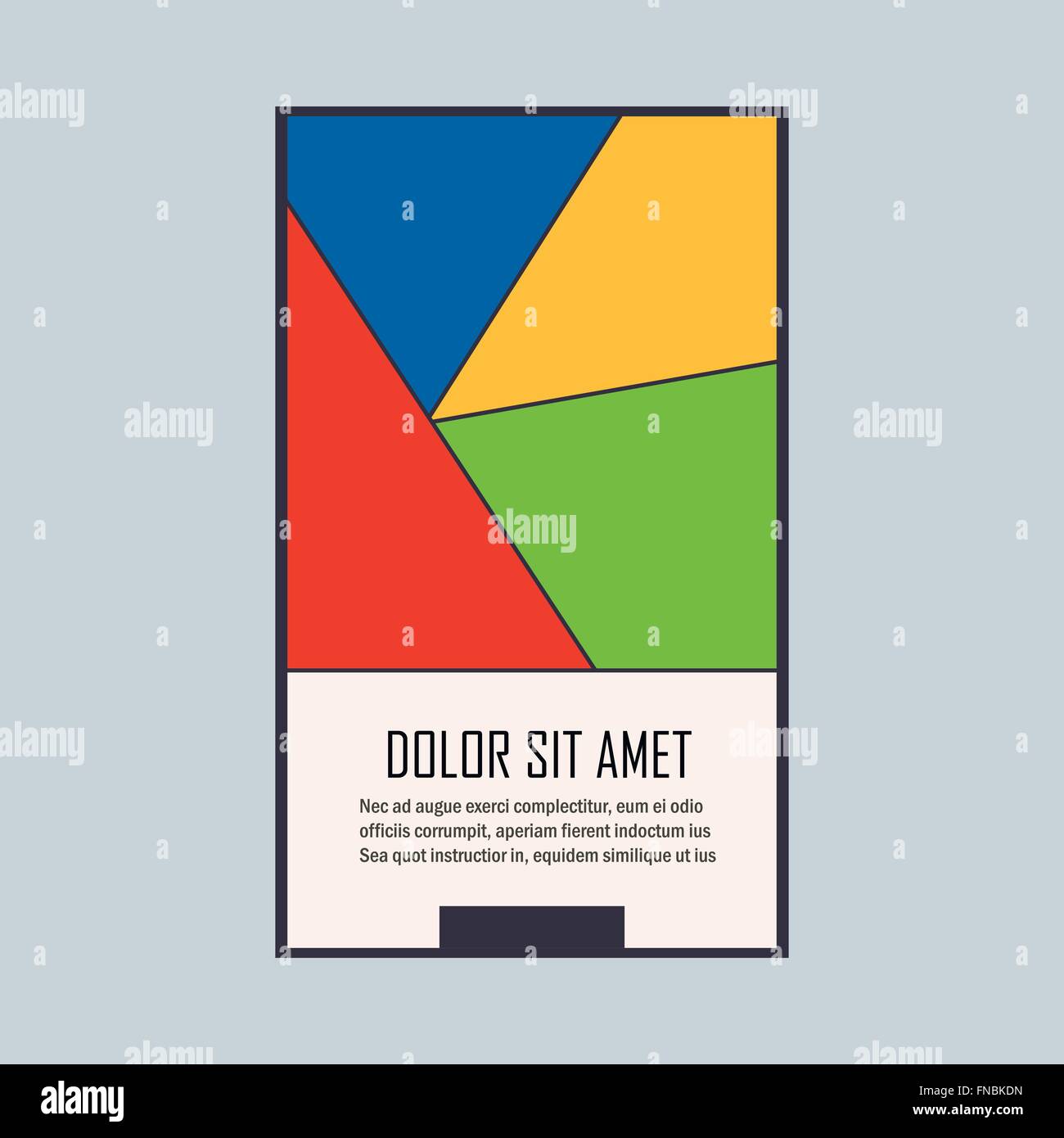 Vector geometric triangular design style Stock Vector Image & Art - Alamy