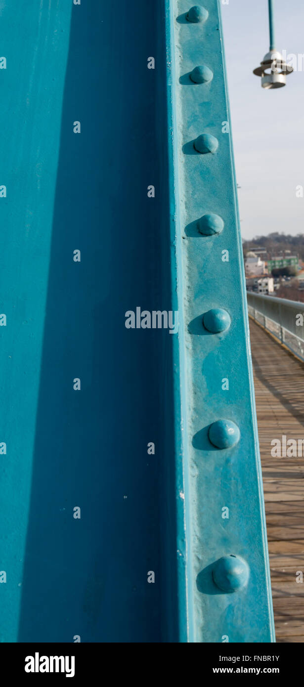 Blue iron bridge architecture hi-res stock photography and images - Alamy
