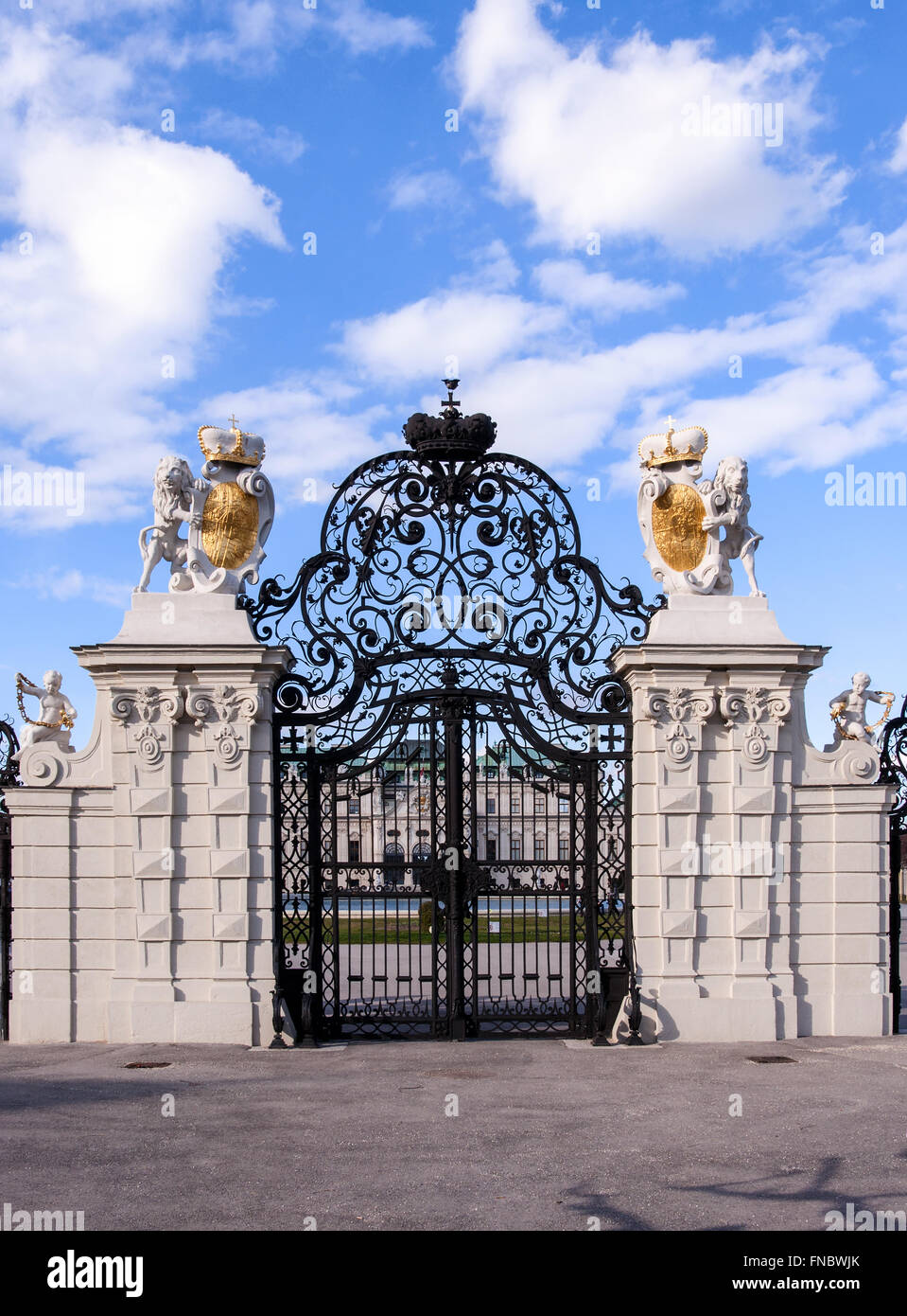 Gate Belvedere Vienna Austria Stock Photos & Gate Belvedere Vienna ...