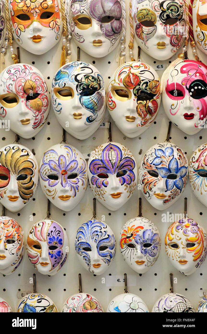 Miniature carnival masks hi-res stock photography and images - Alamy