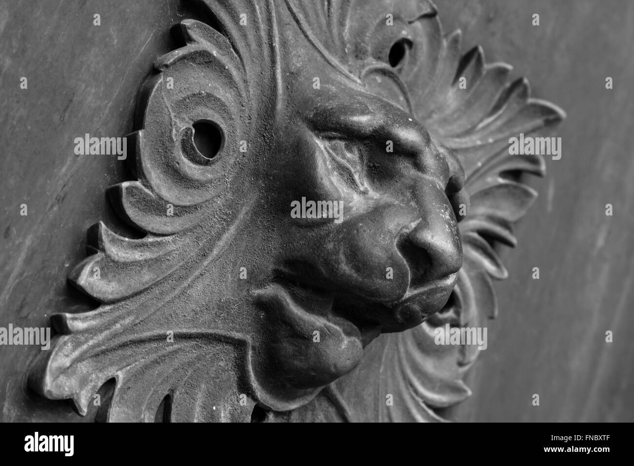 Wrought iron metal work Black and White Stock Photos & Images - Alamy