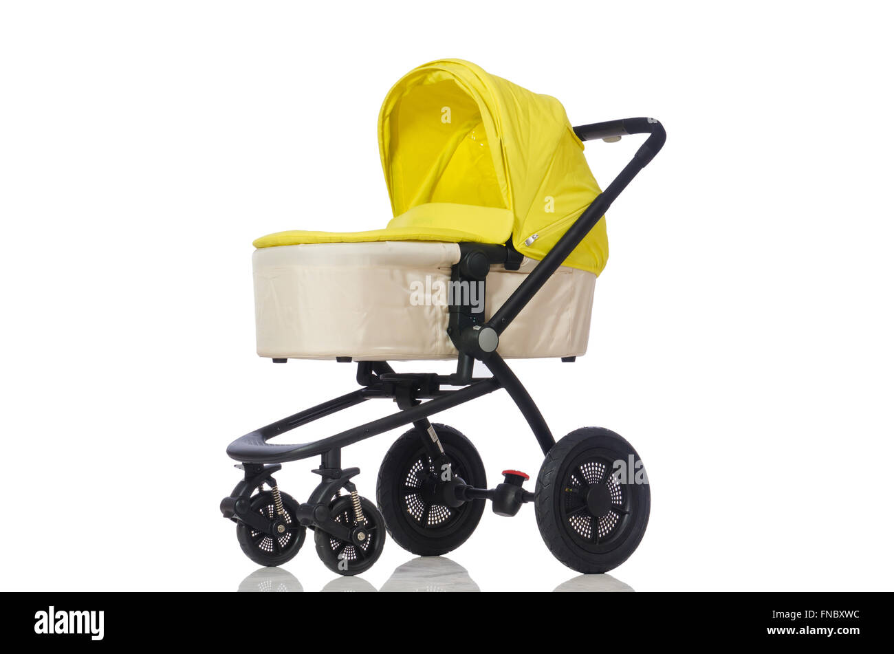 Child pram isolated on the white background Stock Photo - Alamy