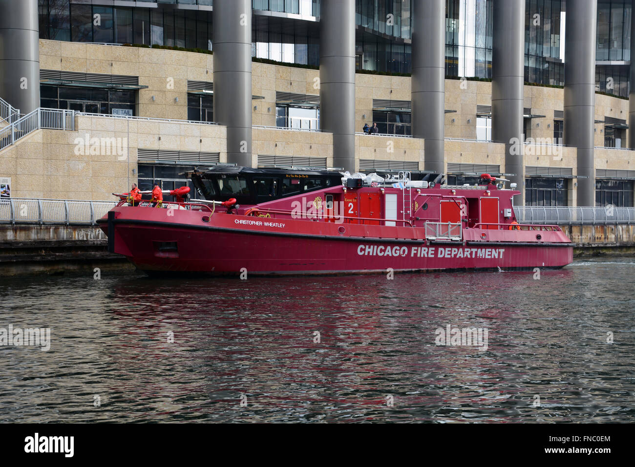 Chicago fire department rescue boat hi-res stock photography and images ...